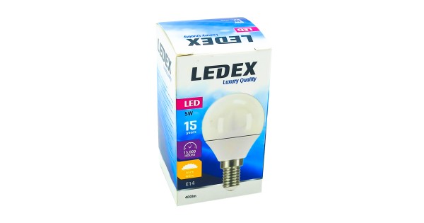 ნათურა ბურთი LEDEX LED33-4325 5W E14 3000K